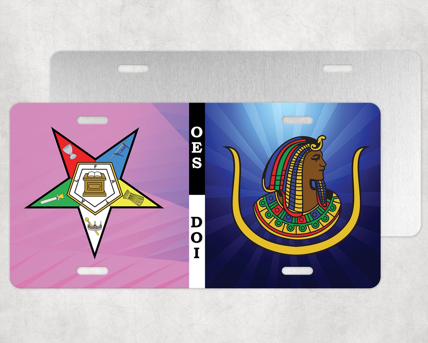 OES DOI Split License Plate Order Eastern Star Daughters of Isis – 357 ...