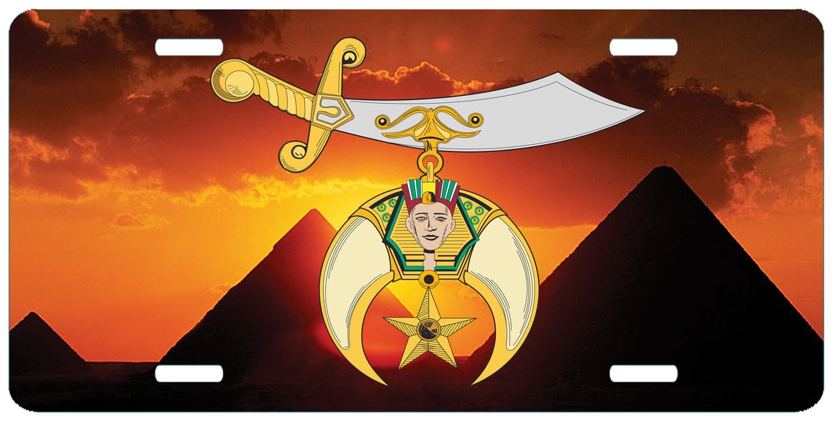 Shriner Desert License Plate Tag – 357 designs